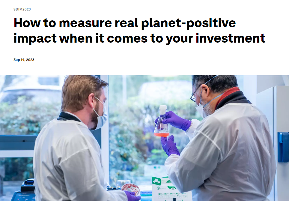 How to measure real planet-positive impact when it comes to your ...